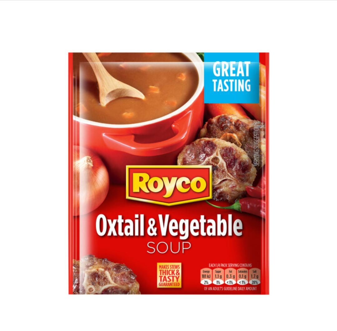 10 x 1s Royco Oxtail & Vegetable Flavoured Soup – AirStall