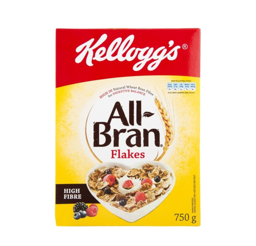 750 g Kellogg's All Bran Flakes – AirStall