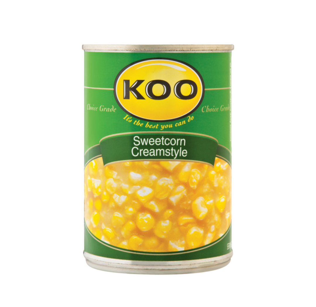 12 x 415 g Koo Sweetcorn Creamstyle – AirStall