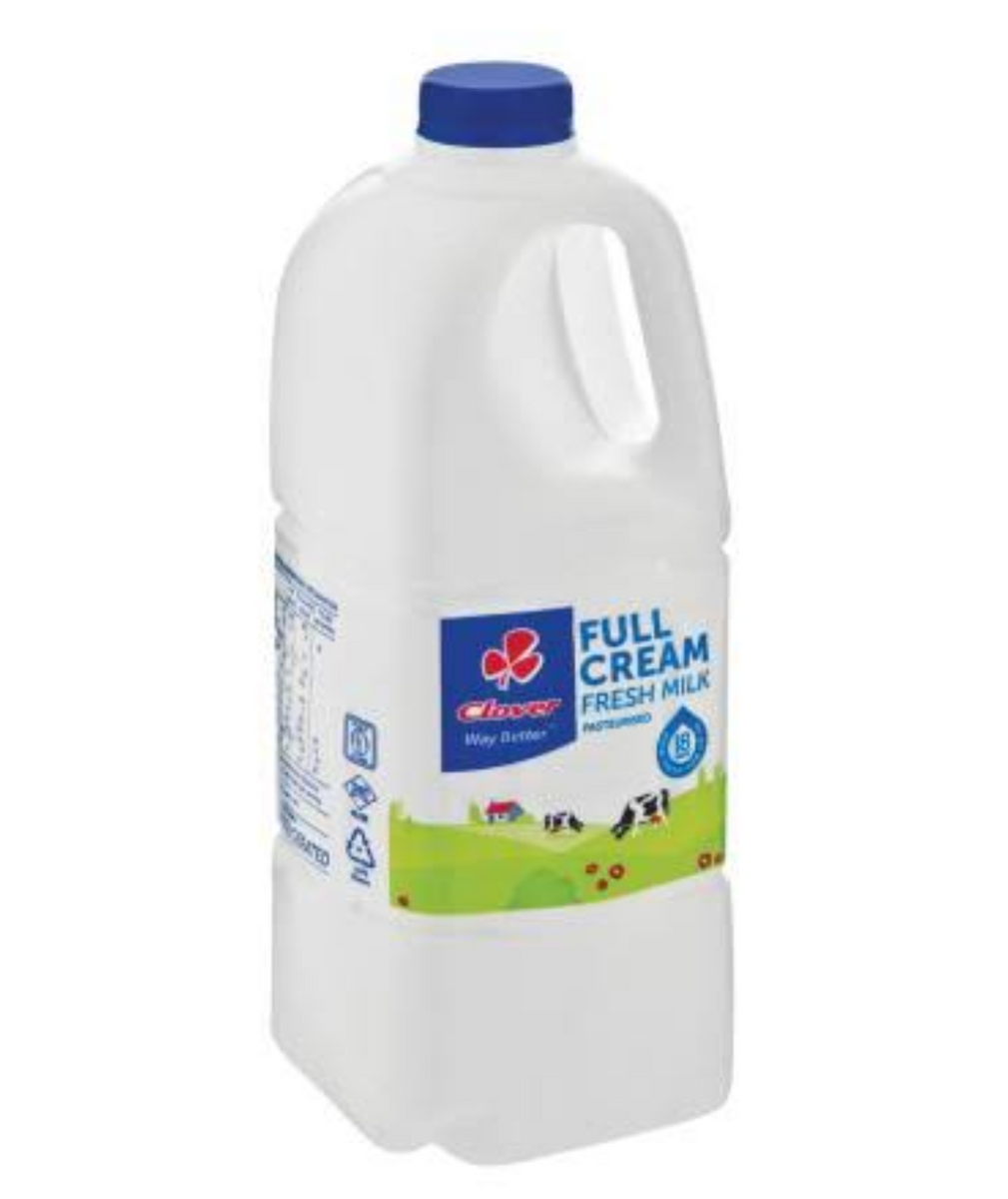 2 litre Clover Full Cream Fresh Milk – AirStall