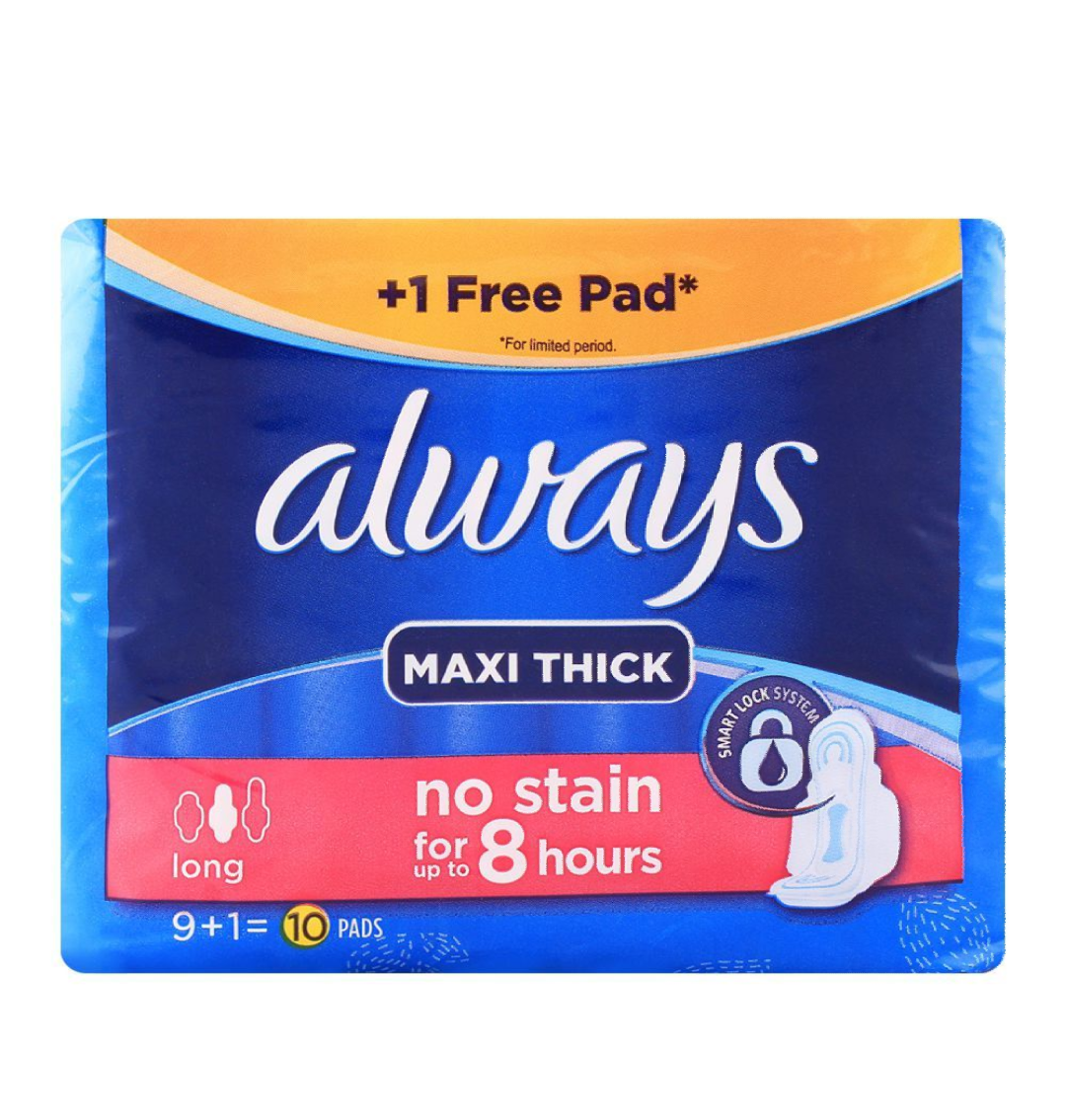 8s Always Maxi Thick Long Sanitary Pads – AirStall