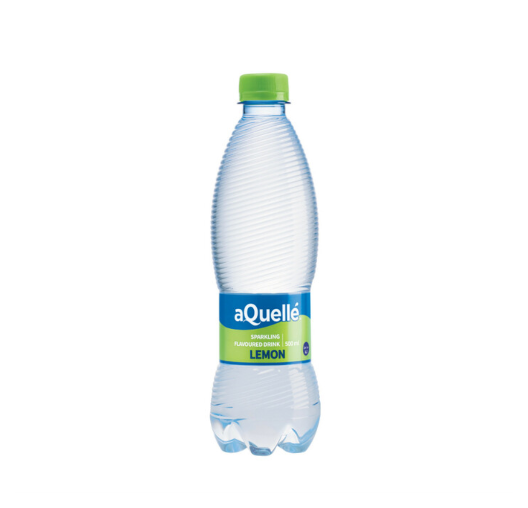 6 x 500 ml Aquelle Lemon Flavoured Sparkling Water – AirStall