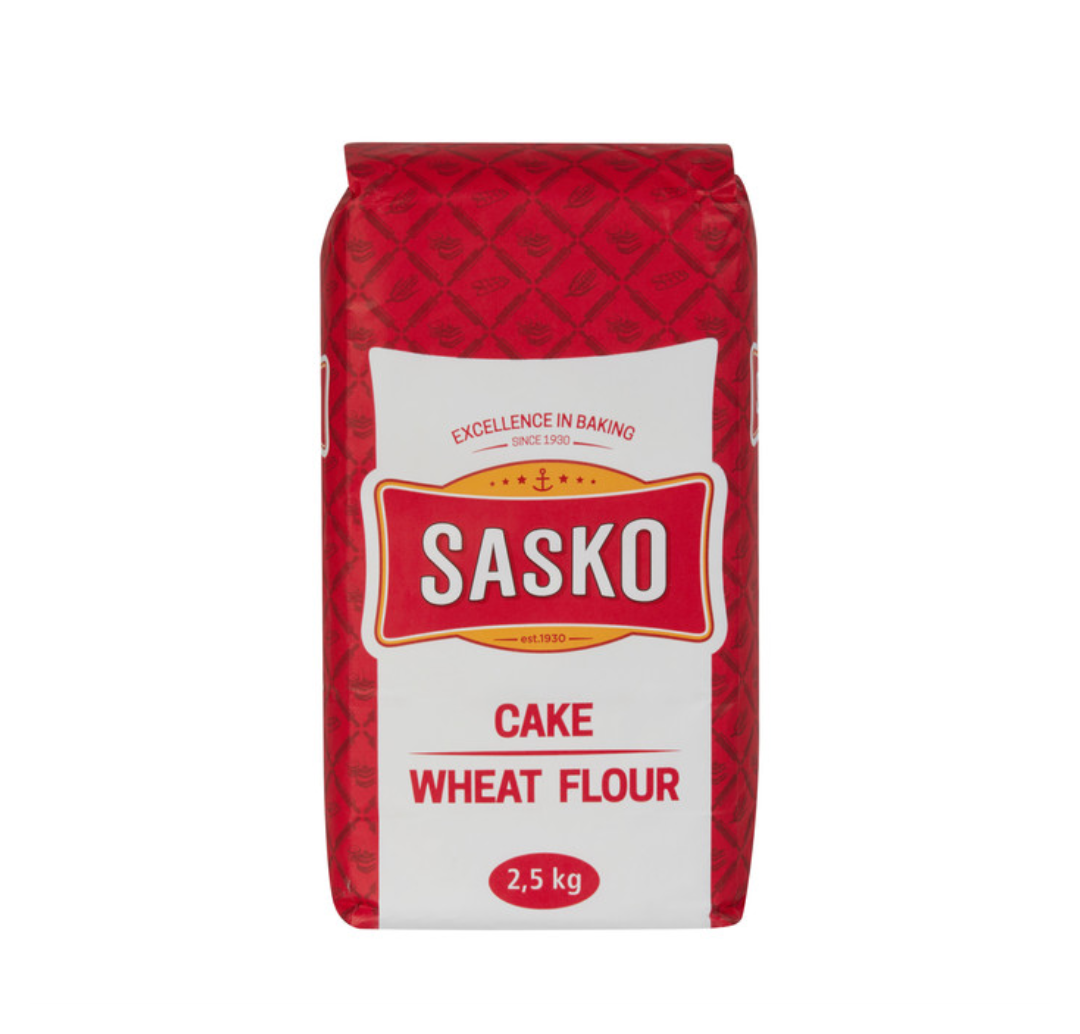 4 x 2.5 kg Sasko Cake Wheat Flour – AirStall
