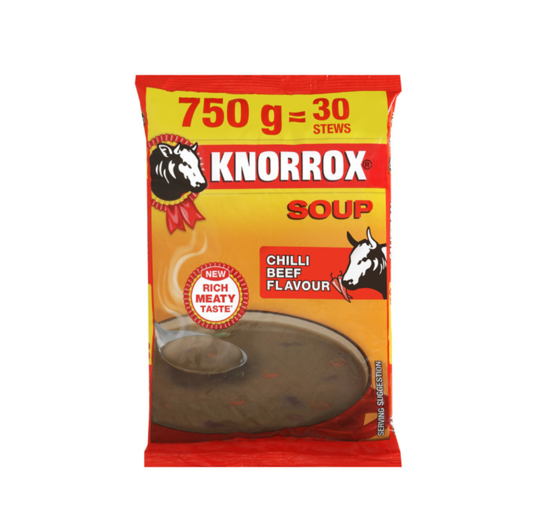 750 g Knorrox Chilli Beef Flavoured BAG Soup – AirStall